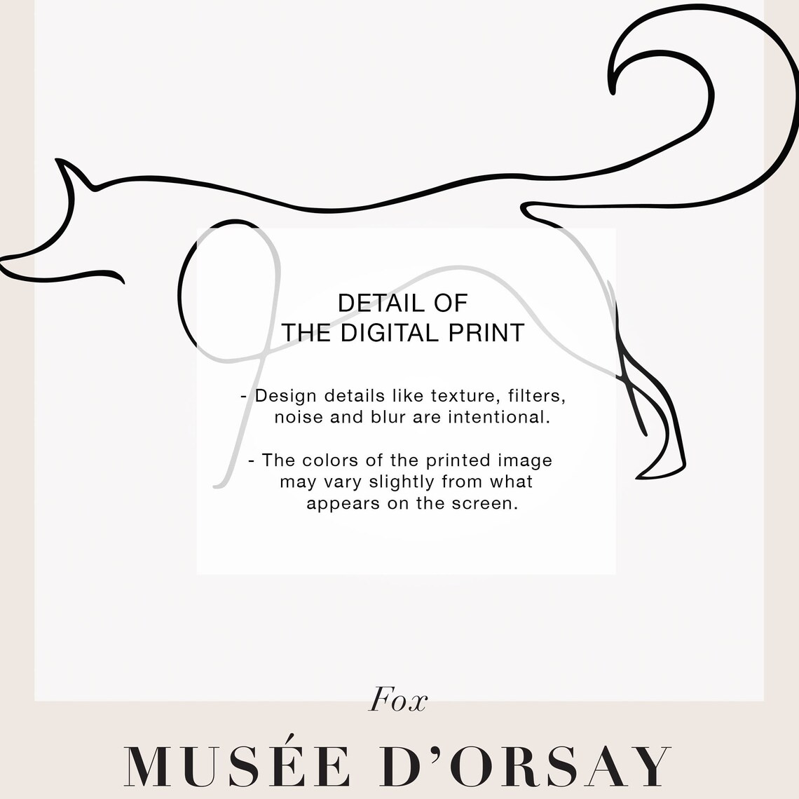 Picasso Animal Art, Picasso Fox Print, Picasso Exhibition Poster ...