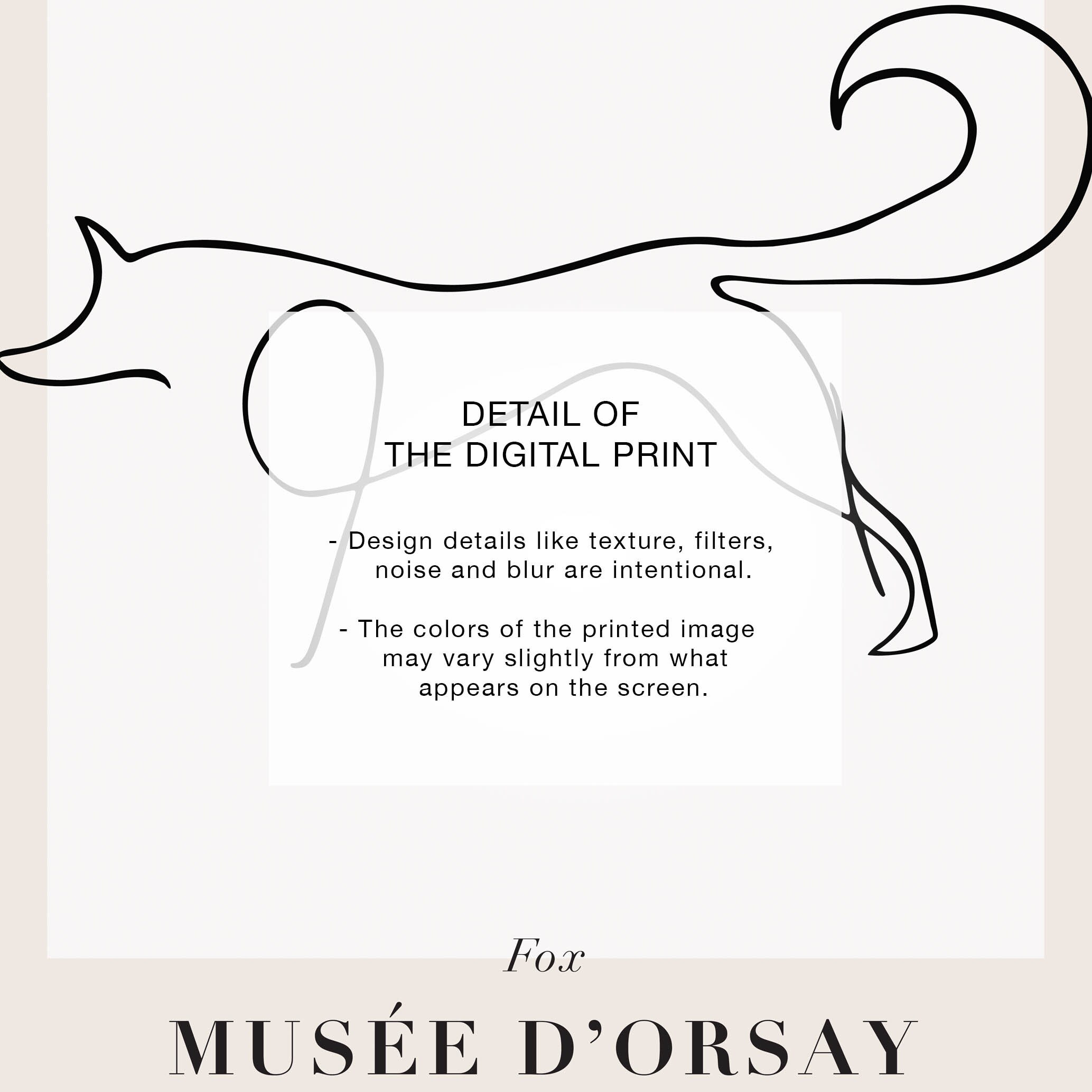 Picasso Animal Art, Picasso Fox Print, Picasso Exhibition Poster ...