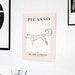 Picasso Animal Art, Picasso Fox Print, Picasso Exhibition Poster ...