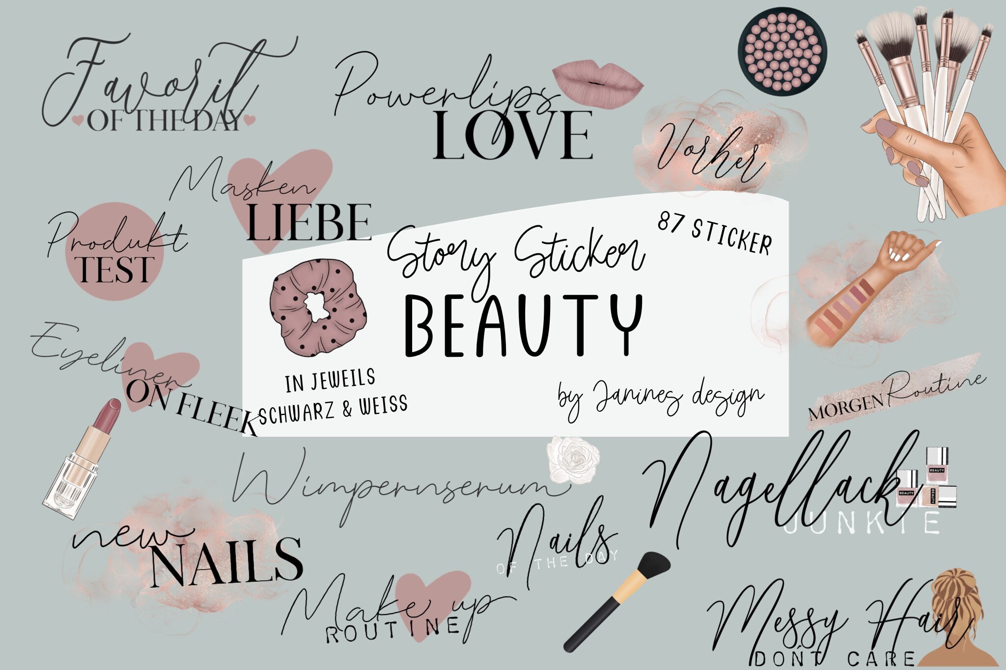Drawing & Illustration storysticker,story sticker Beauty clipart ...