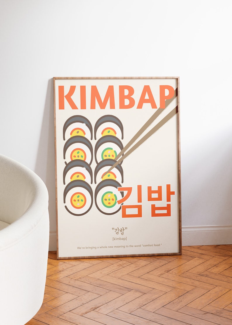 Korean Wall Art Set of 3, Korean Poster, Korean Art, Food Print, Seoul ...