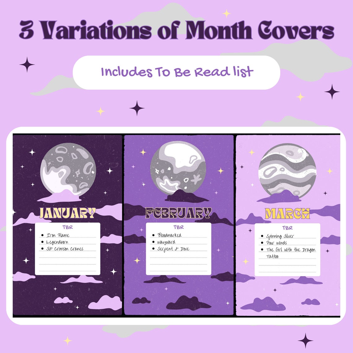 2024 Editable Canva Reading Journal Template | Editable Digital Reading ...