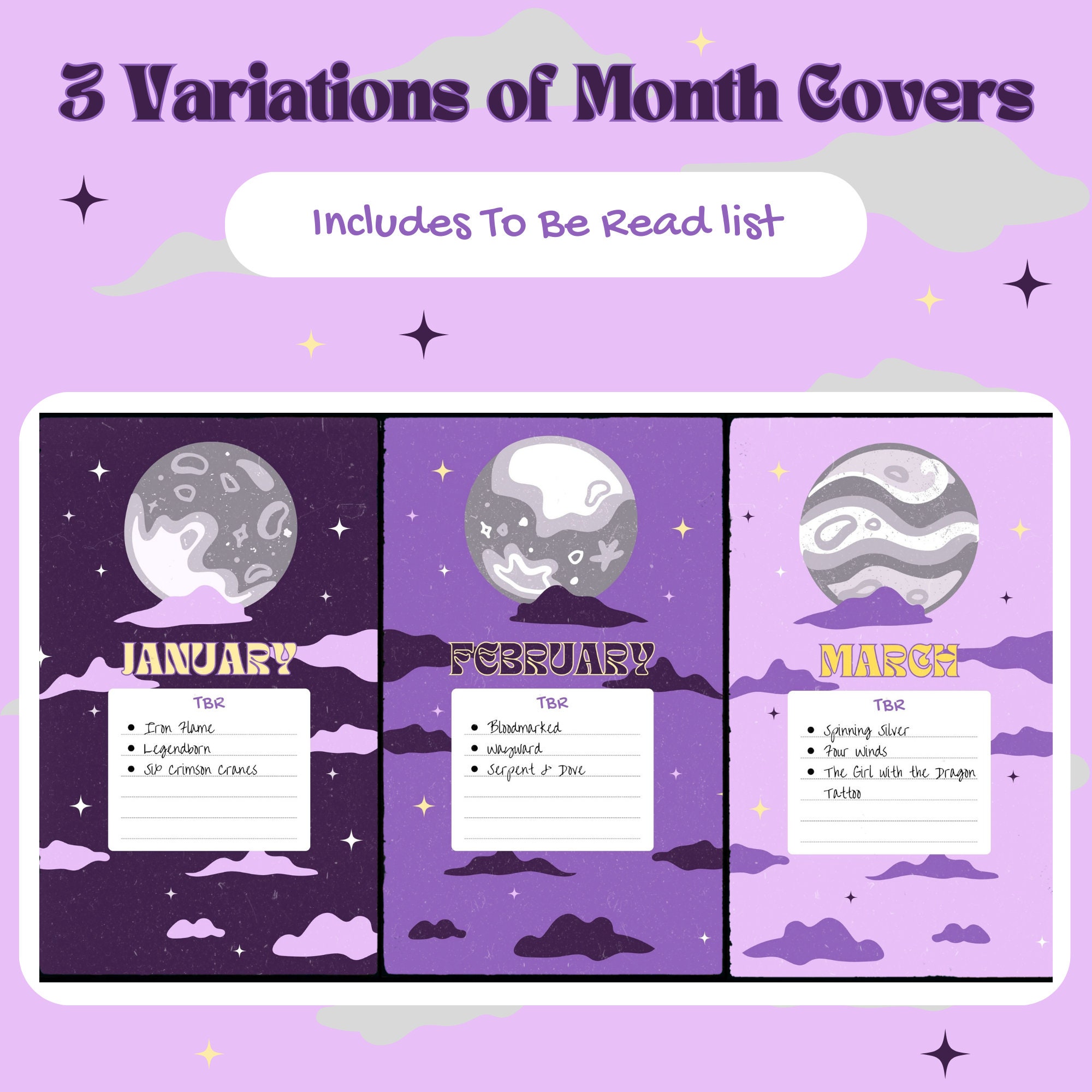 2024 Editable Canva Reading Journal Template | Editable Digital Reading ...