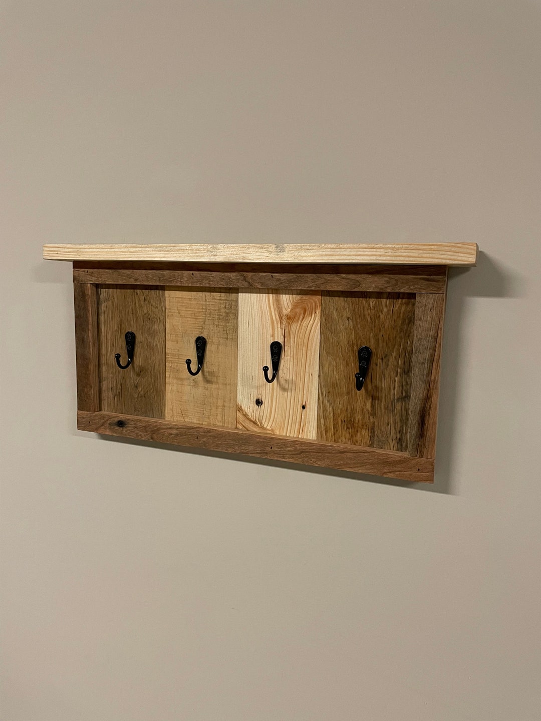 Reclaimed Wood Key Hanger - Etsy