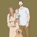 Simple Family Portrait DIGITAL DOWNLOAD - Etsy