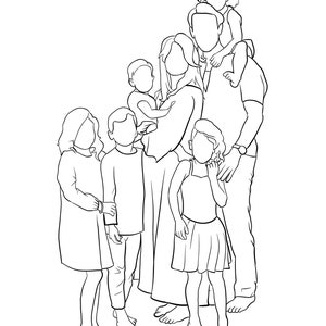 Simple Family Portrait DIGITAL DOWNLOAD - Etsy