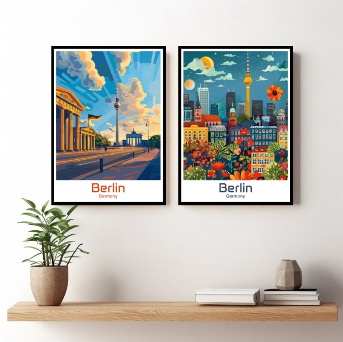 Berlin Germany Poster Travel Print Germany Berlin Canvas Poster ...