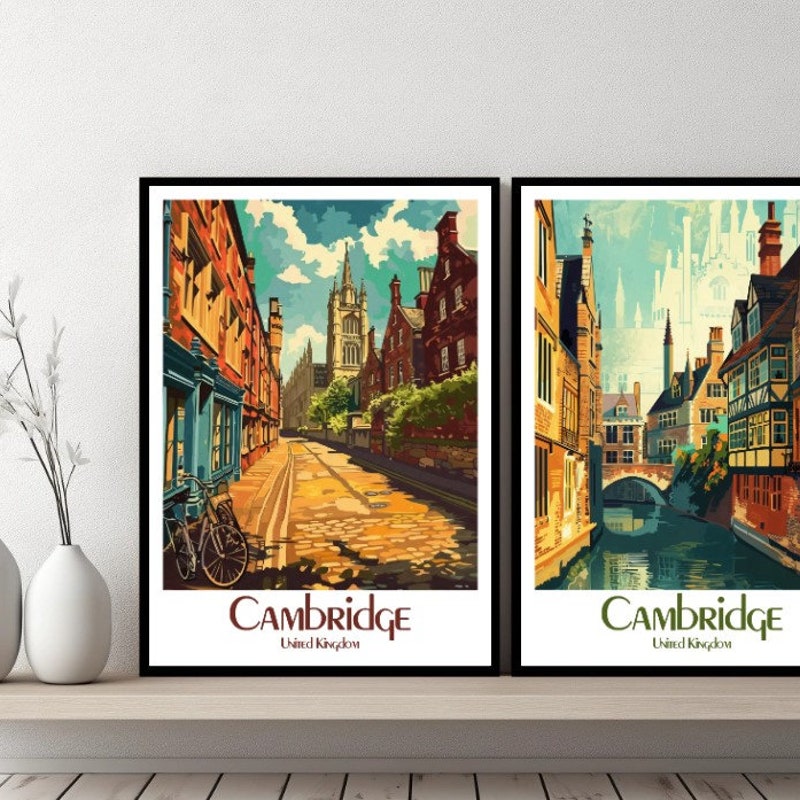 Cambridge Poster - Etsy UK