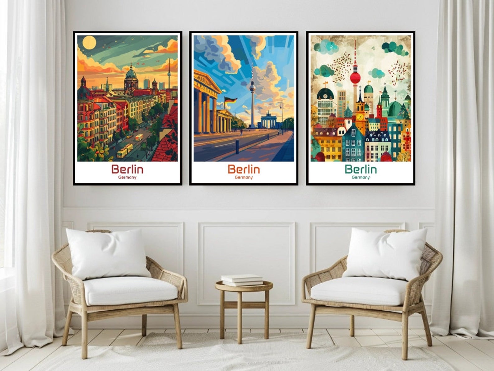 Berlin Germany Poster Travel Print Germany Berlin Canvas Poster ...