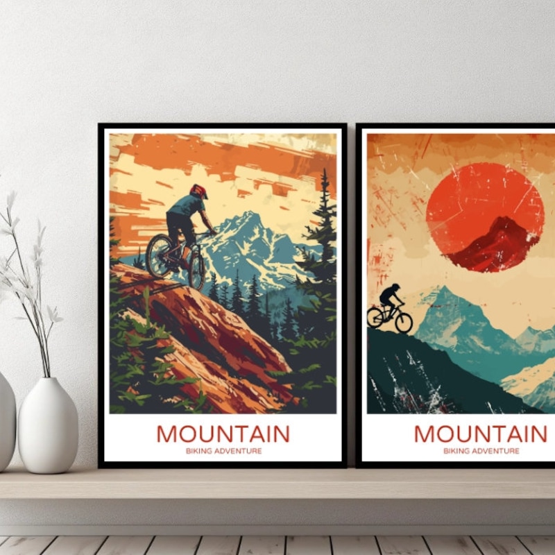 Mountain Poster - Etsy