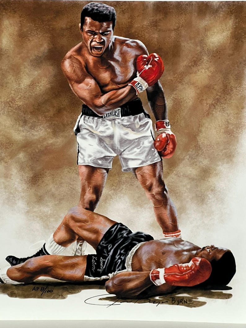 James Byrne "muhammad Ali (cassius Clay)" A/P Limited Edition Print ...