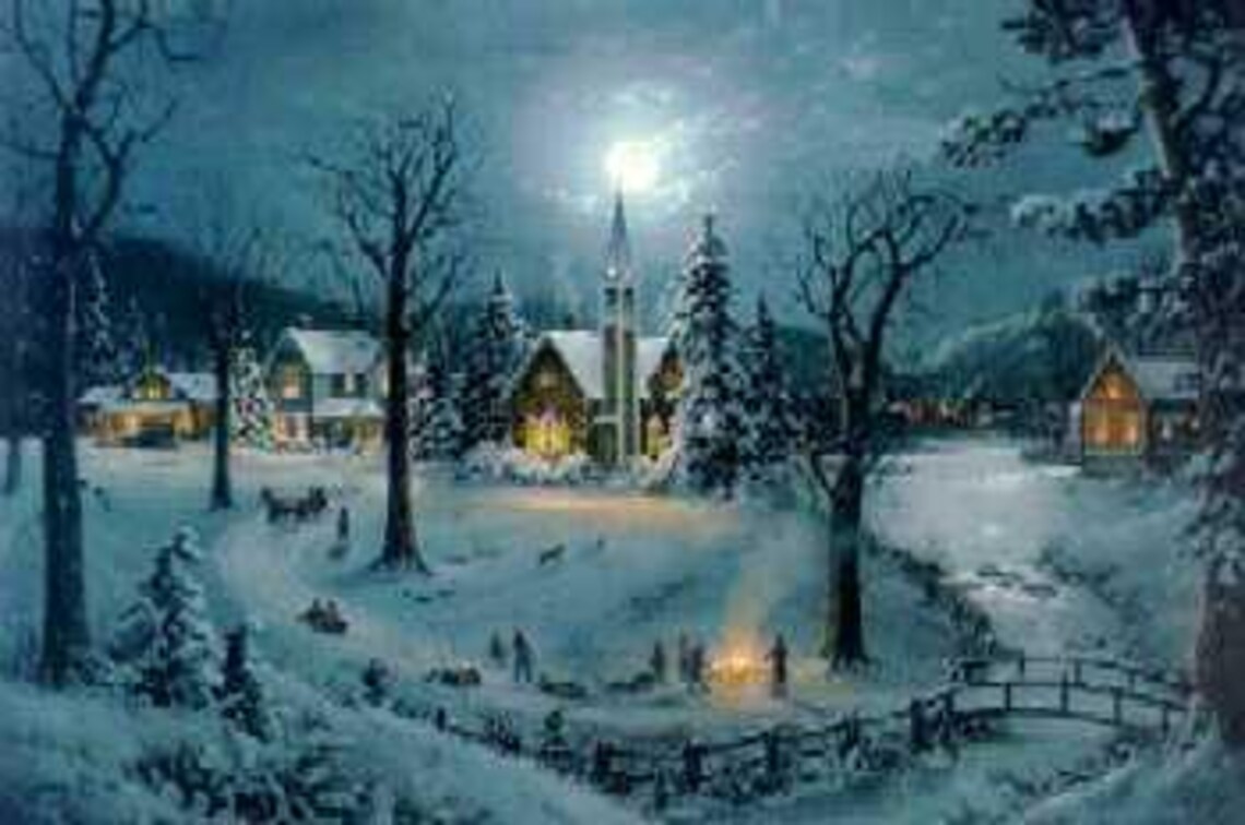 Jesse Barnes "tis the Season" Limited Edition Print, Winter Scene ...