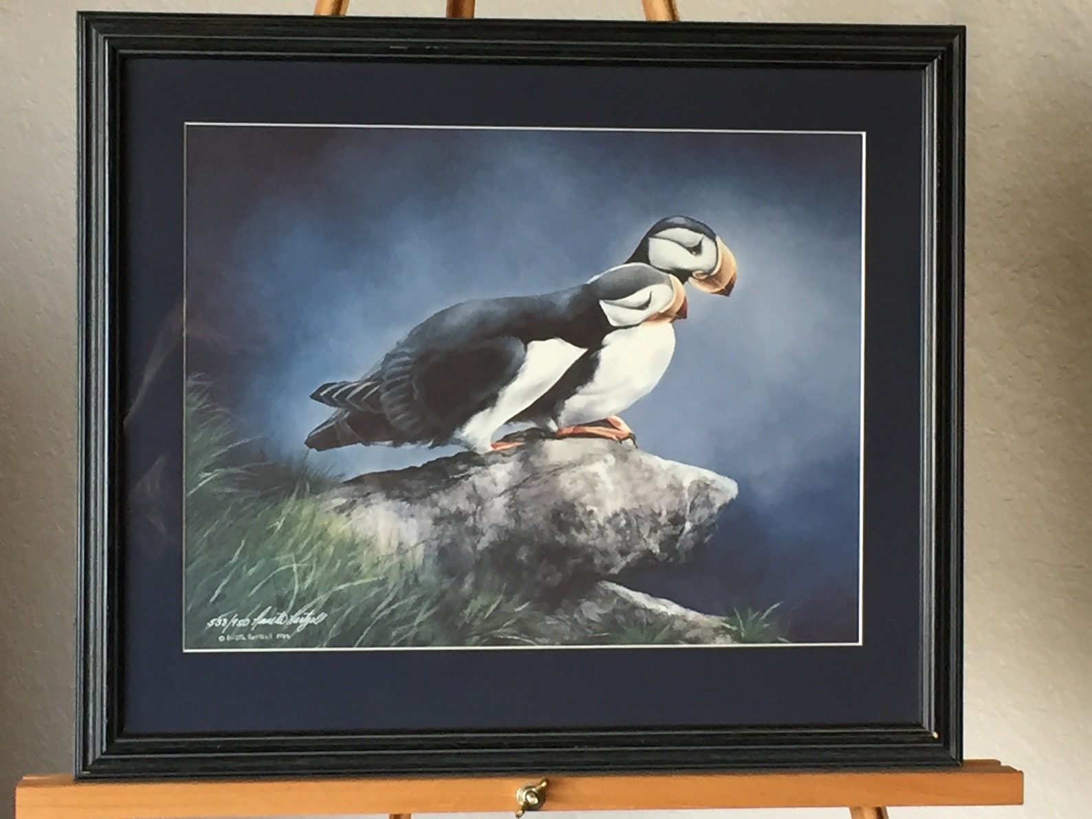 Annette Hartzell puffins 538/950 Signed and - Etsy