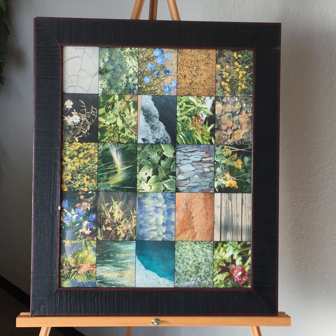 25 Scenic Photo Collage (rock, Leaves, Beach, Ocean, Flowers, Eclectic ...