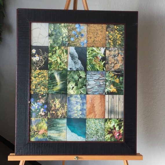 25 Scenic Photo Collage rock Leaves Beach Ocean Flowers - Etsy