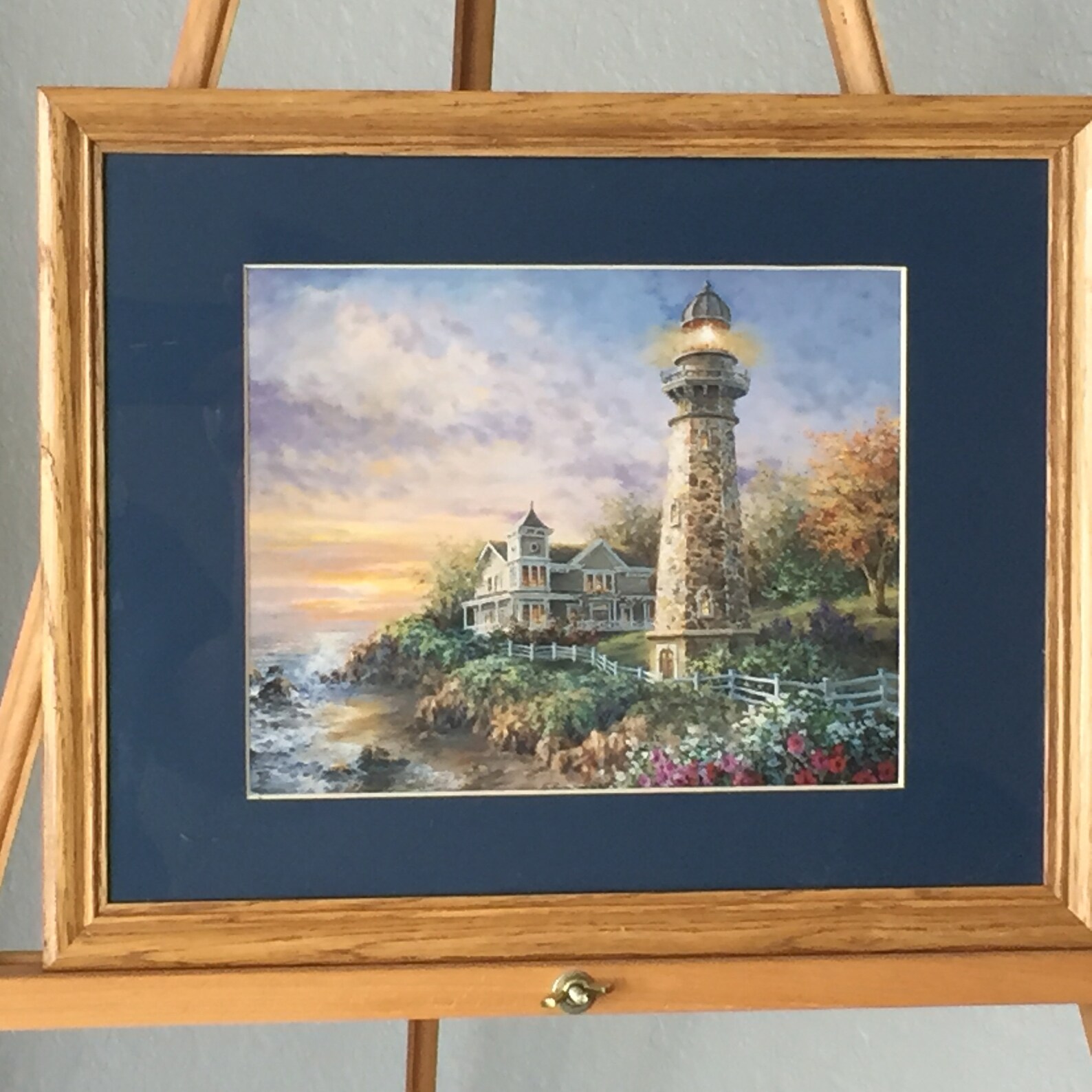 Nicky Boehme Majestic Guardian Print Lighthouse (nautical, Ocean Side ...