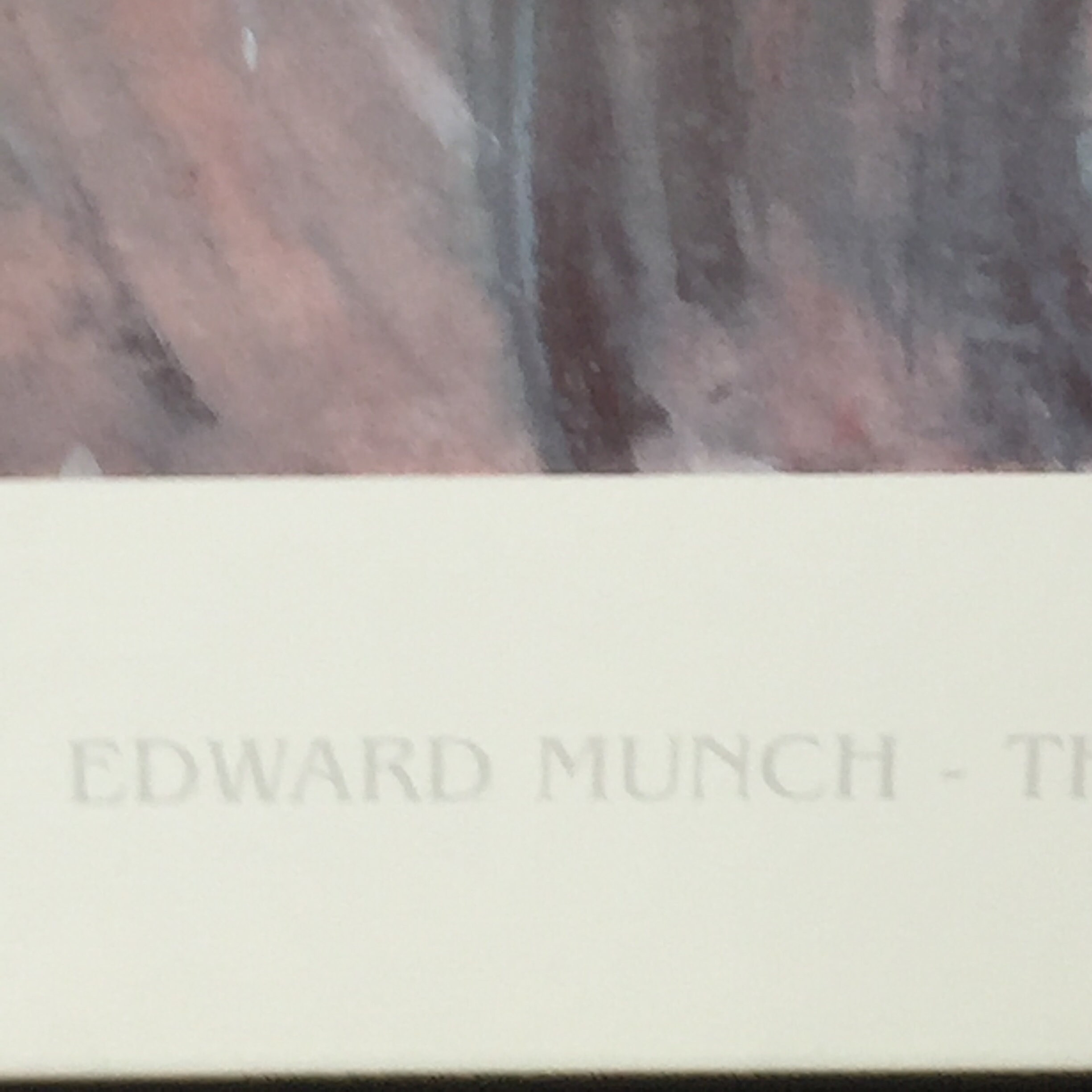 Edvard Munch "the Scream" Print 1893 (colorful, Person, Bridge, Sunset ...
