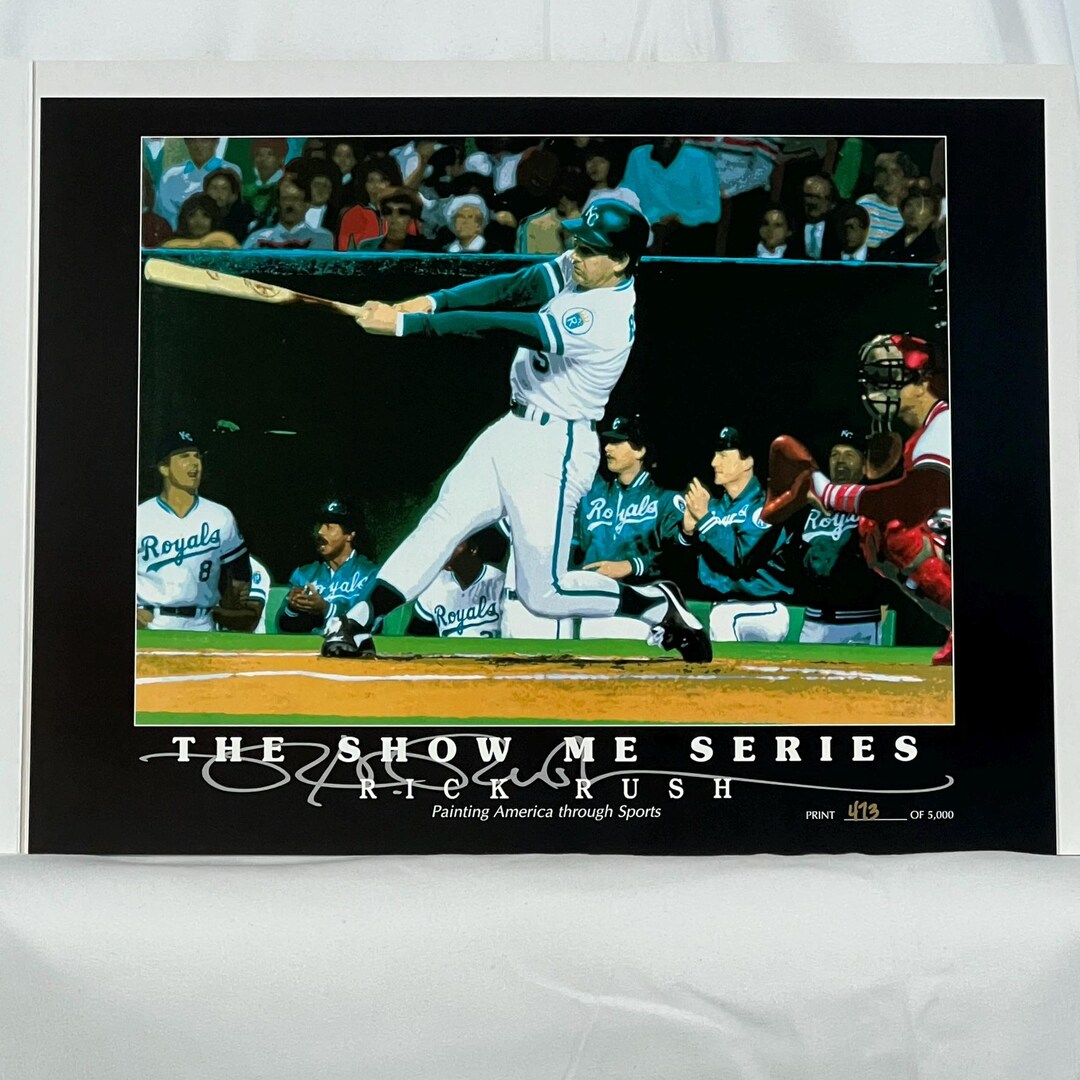 Rick Rush "show Me Series" Limited Edition Vignette (kansas City Royals ...