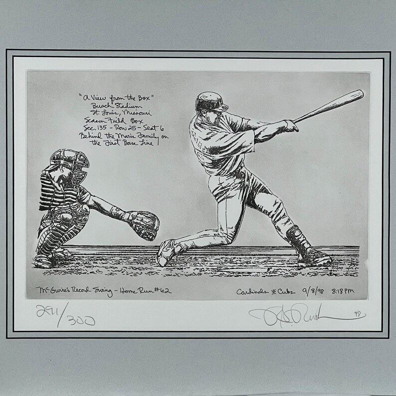 Rick Rush "ivy & Bricks: A View From the Box" Limited Edition Etching ...