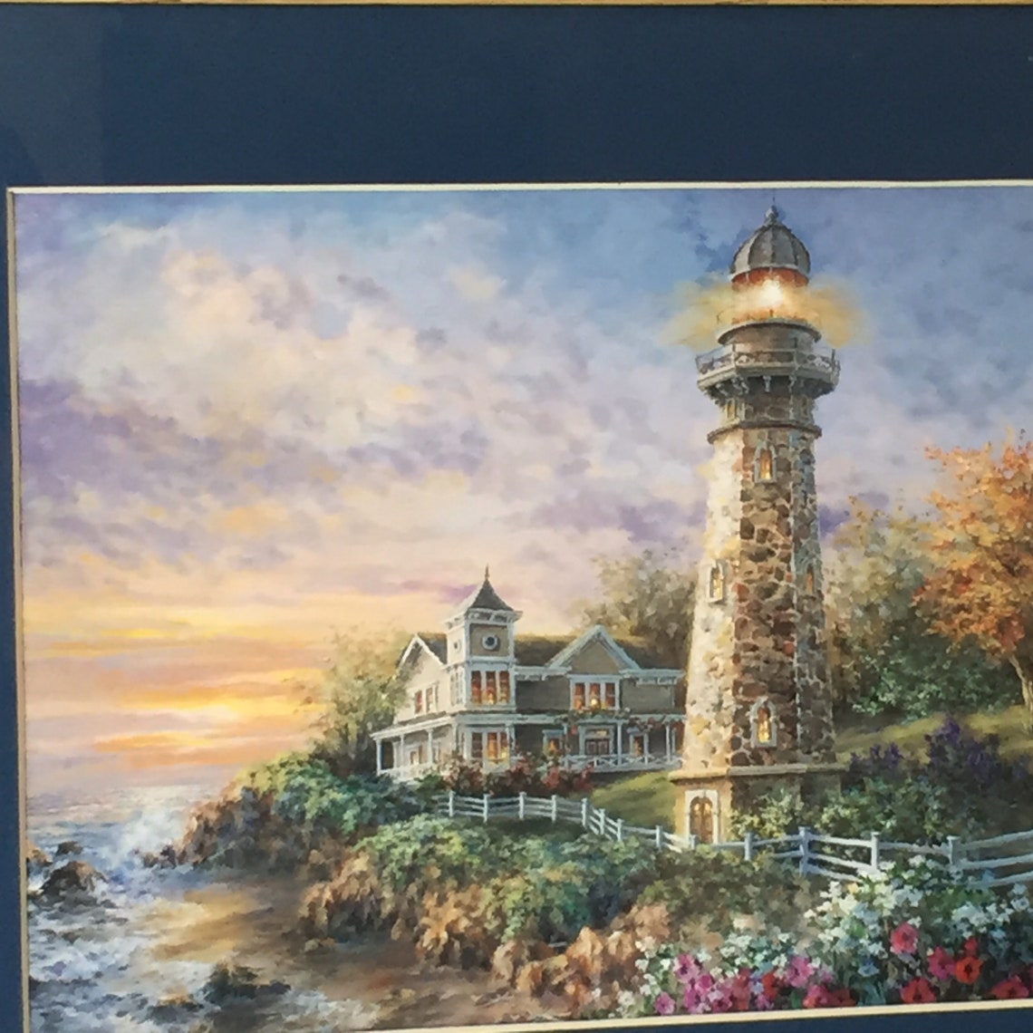 Nicky Boehme Majestic Guardian Print Lighthouse nautical, Ocean Side ...