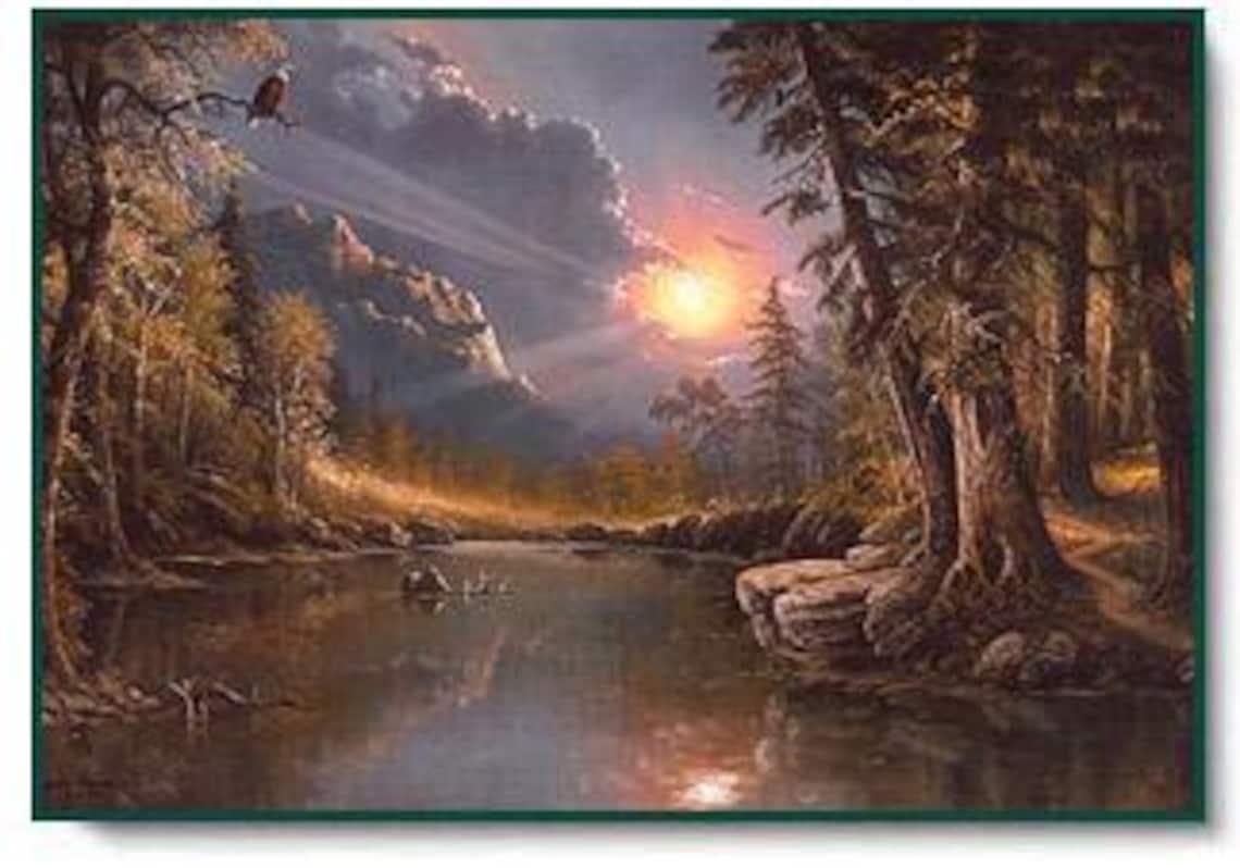 Jesse Barnes "beside the Still Waters" Limited Edition Print, Scenic ...