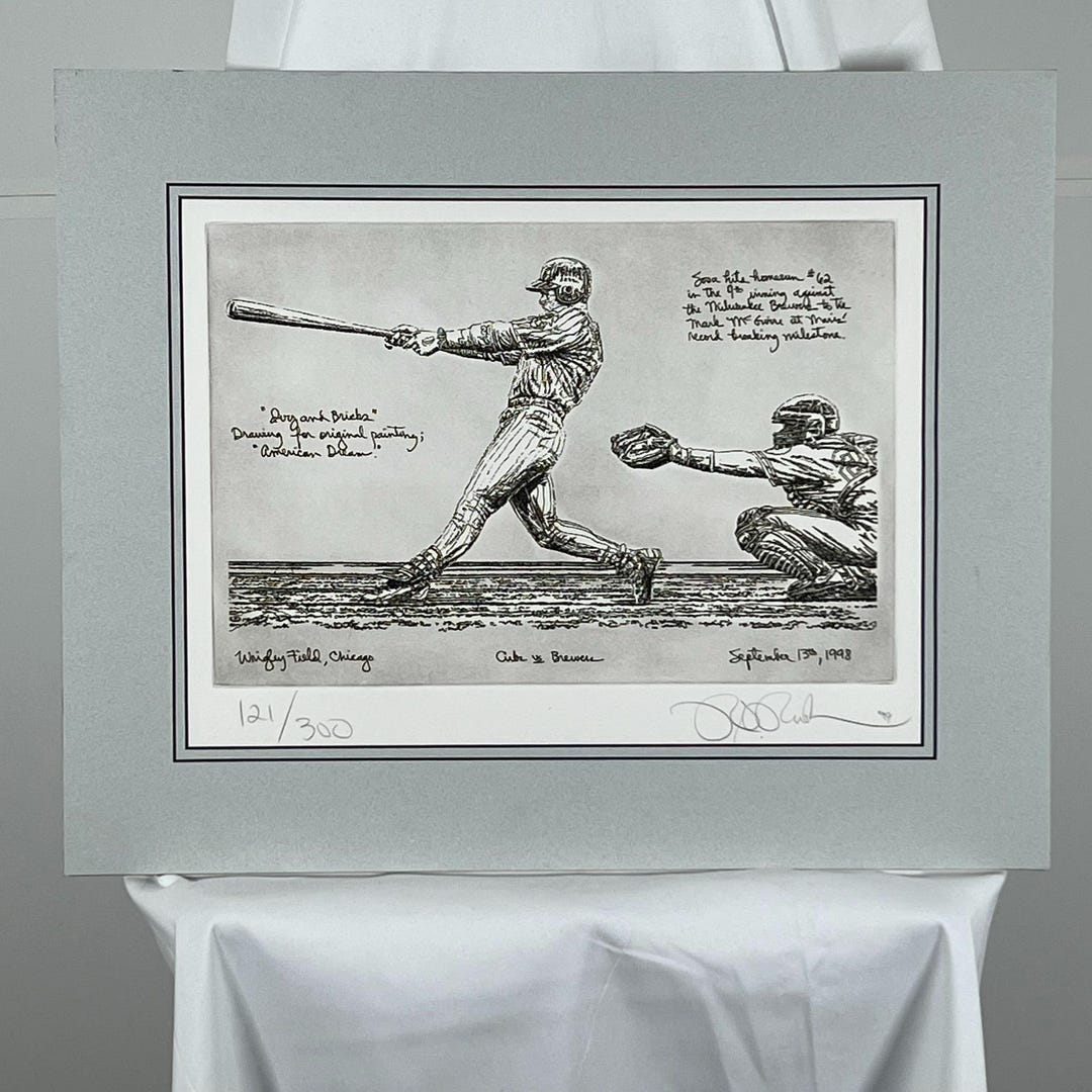 Rick Rush "ivy & Bricks: American Dream" Etching Limited Edition (sammy ...