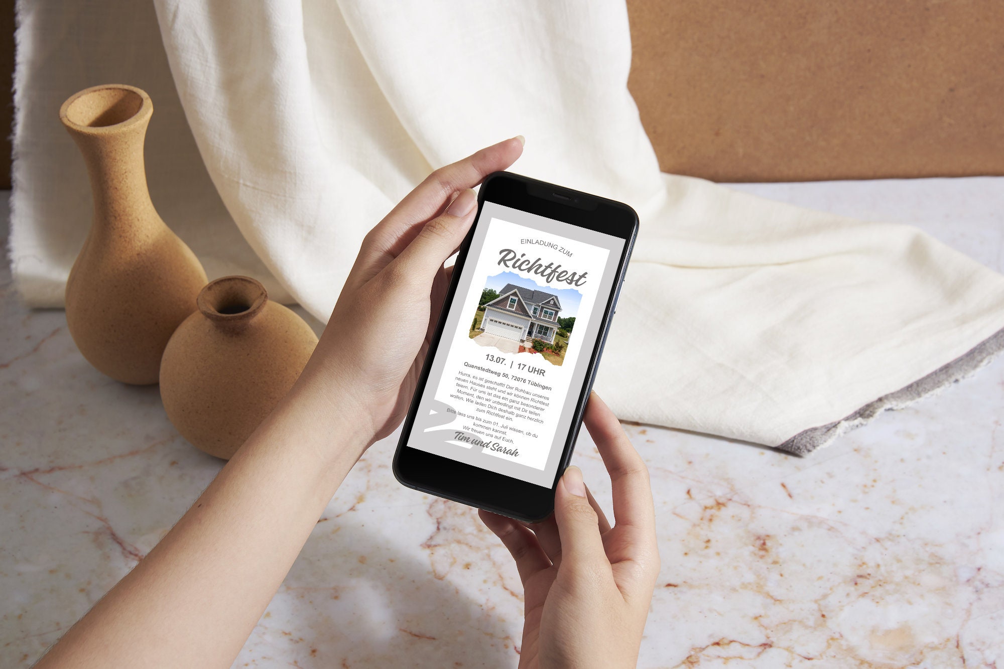 Digital Invitation Topping Out Ceremony Invitation Topping-out Ceremony ...