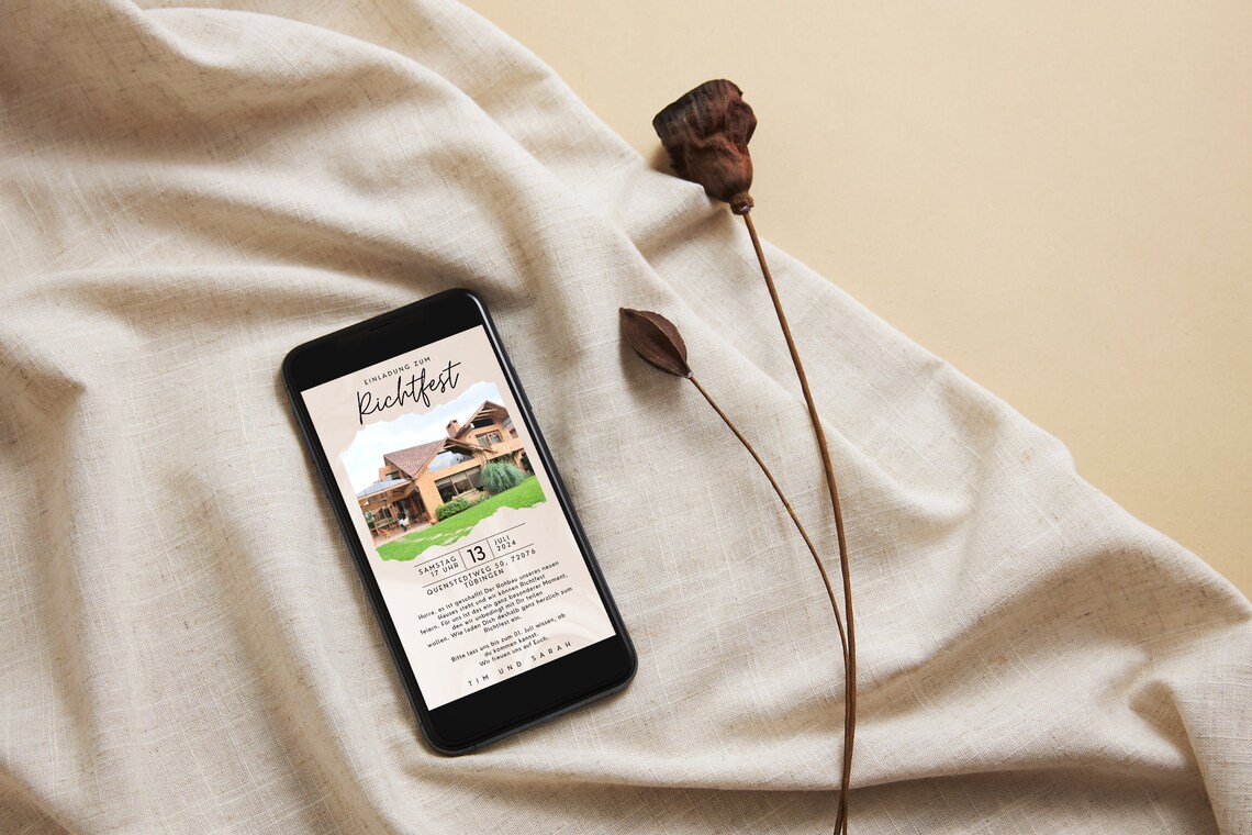 Digital Invitation Topping Out Ceremony | Invitation Topping-out ...