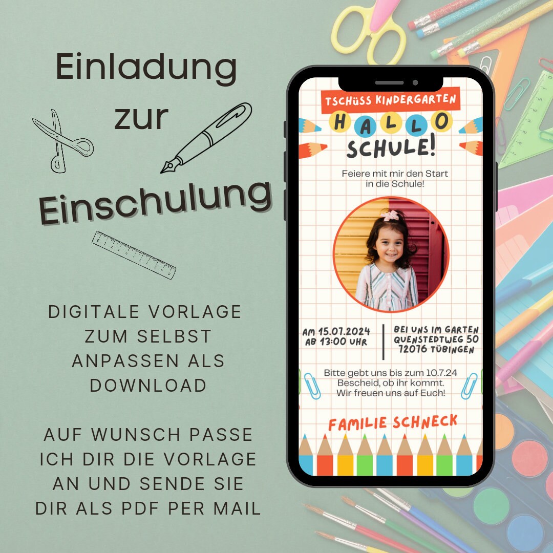 Digital Invitation Enrollment With Photo Ecard Enrollment Personalized ...