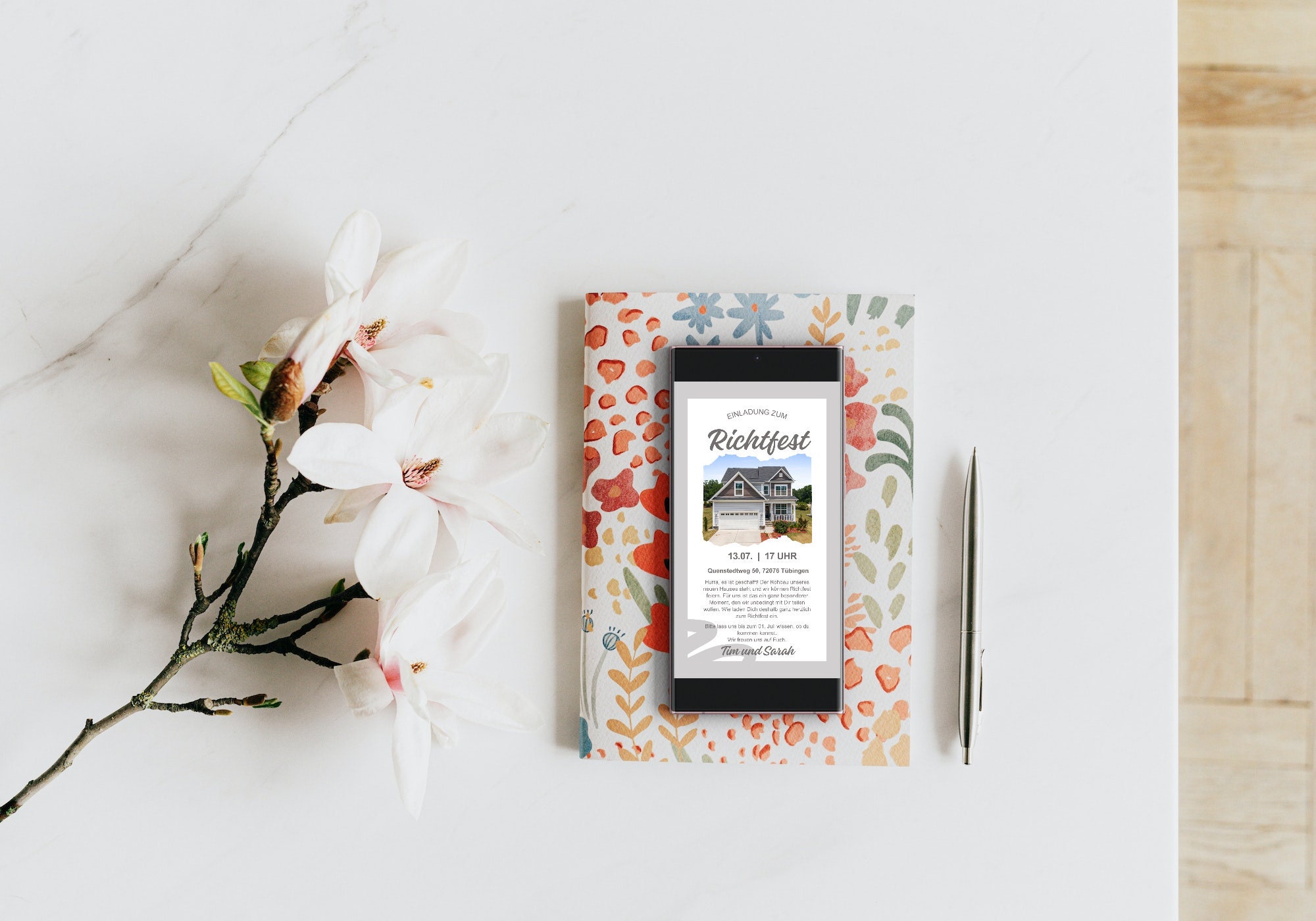 Digital Invitation Topping Out Ceremony | Invitation Topping-out ...