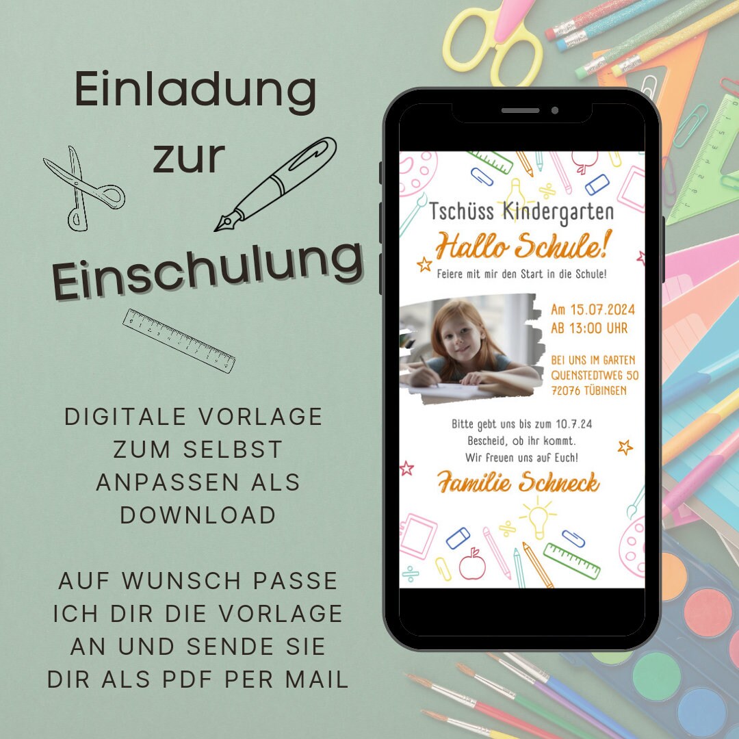 Digital Invitation Enrollment With Photo | Ecard Enrollment ...