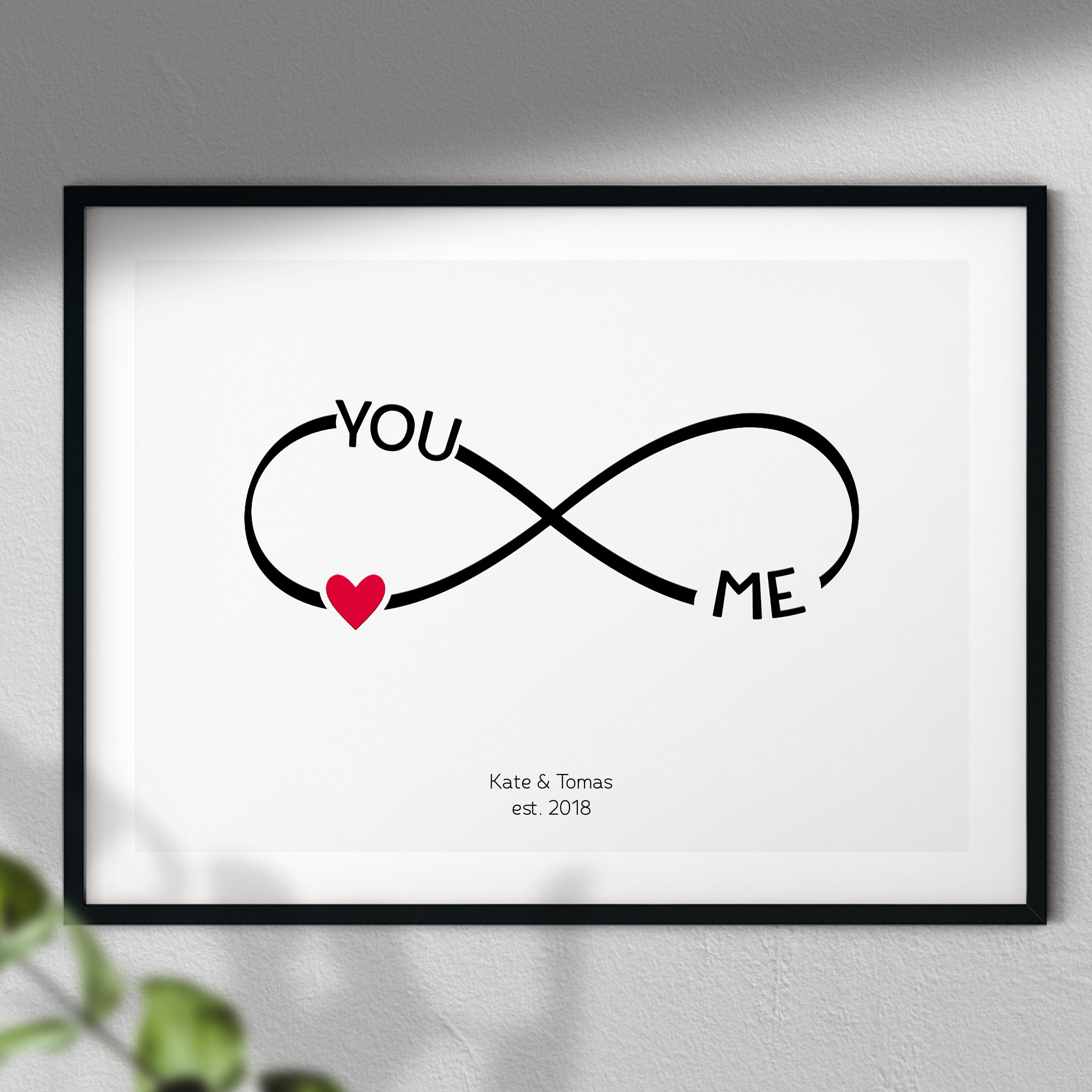 You And Me Forever Print Typography Print Forever Sign Etsy