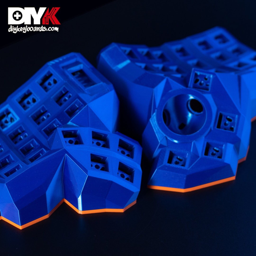 Dactyl Manuform Mechanical Keyboard Case - Trackball Thumb Cluster ...