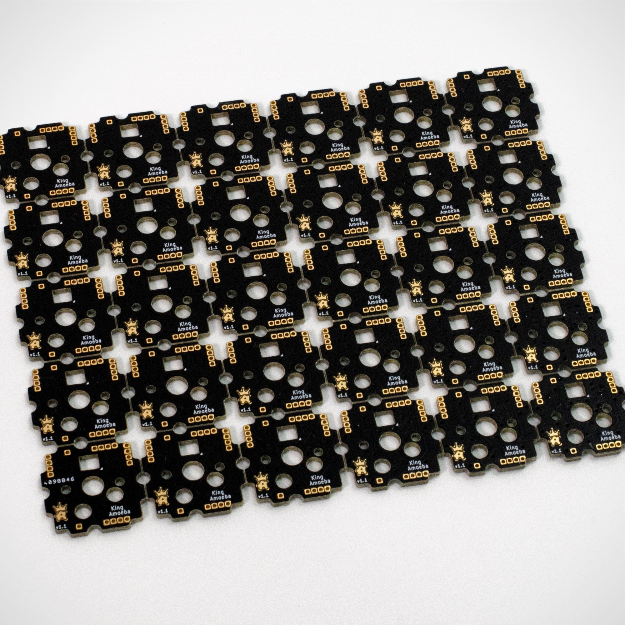 Amoeba King Single-switch PCB Single Key PCB, Handwired, Mechanical ...
