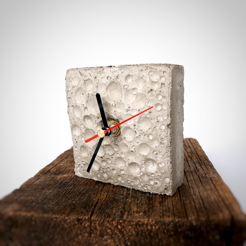 Concrete Clock - Etsy