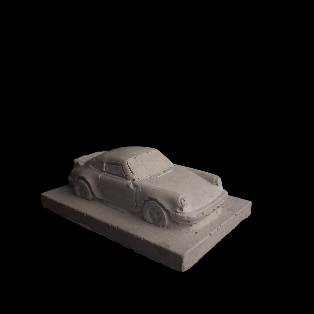 Concrete Car Sculpture – Unique Decorative Accent for Car Enthusiasts ...