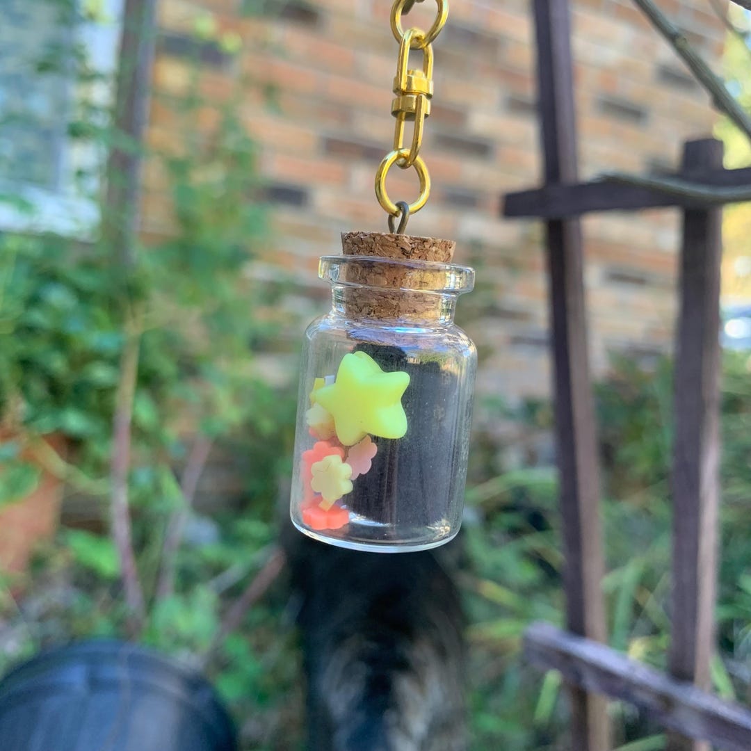 Soot Sprites in a Jar Star Keychain - Etsy