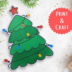 Christmas Tree Folding Surprise Craft | DIY Bible Card and Sunday ...