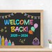 Printable Welcome Back Sign 2025-2026, Back to School Banner, Classroom ...