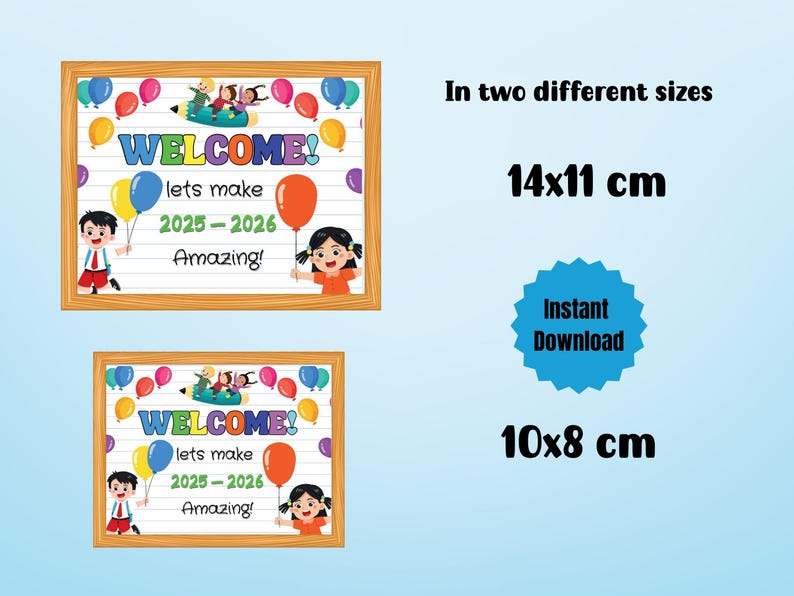 Welcome Back Sign 2025-2026, Back to School Banner, Classroom Decor ...