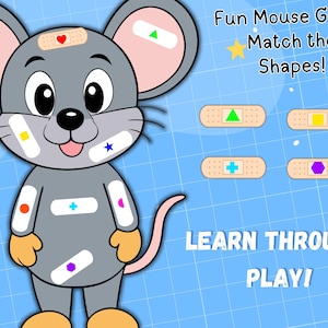 Number Counting and Shape Matching Bandage Craft for Kids Printable ...