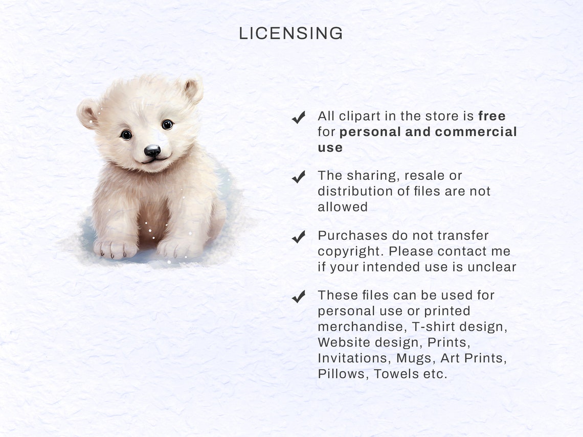 Polar Arctic Animals, Watercolor Clipart, Nursery Wall Art, Arctic ...