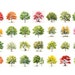 Deciduous Trees Png, Watercolor Clipart, Nursery Wall Art, AI Generated ...