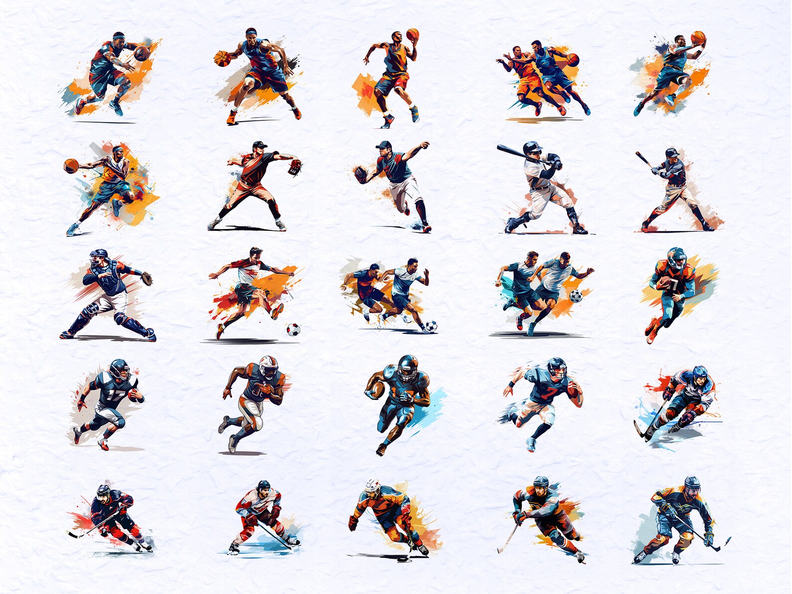 25 Team Sports Clipart, Basketball PNG, Sports Poster Image, Soccer PNG ...