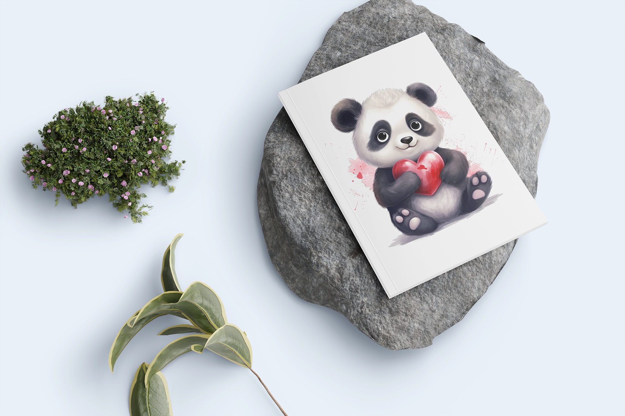 Panda Poster PNG Watercolor Clipart Nursery Wall Art Baby - Etsy