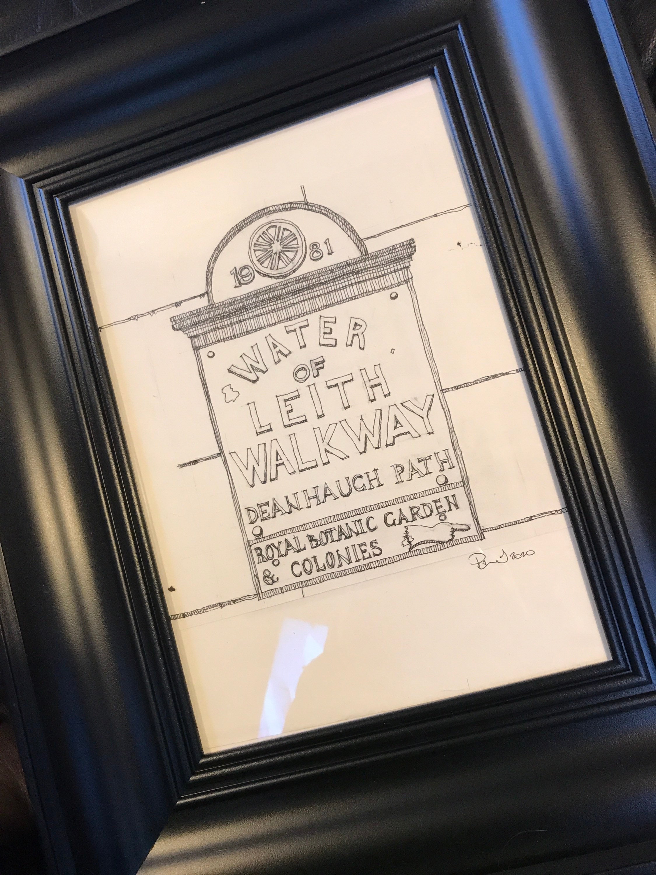 Water of Leith Walkway Sign. Deanhaug Path. - Etsy