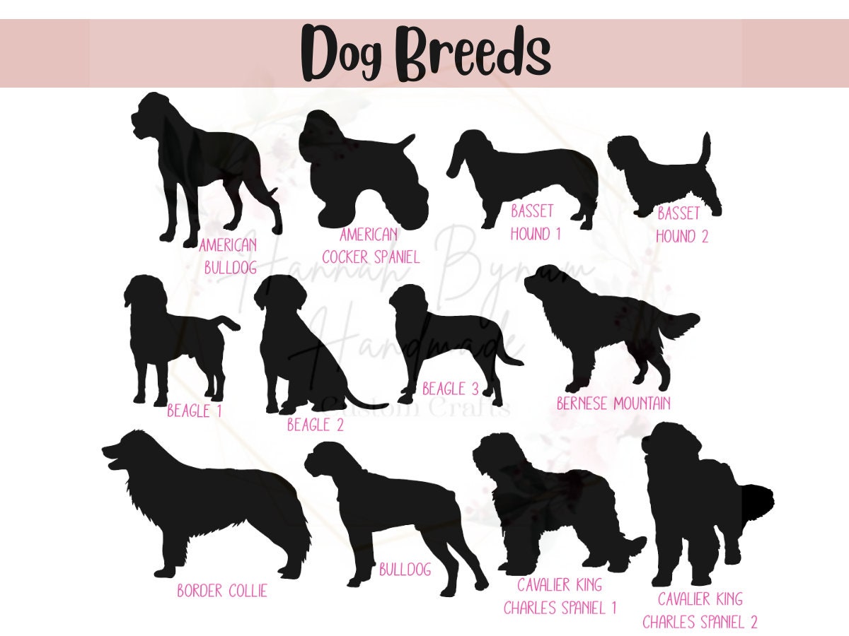 Custom Dog Vinyl Decal, Dog Vinyl Decal, Dog Car Decal, Dog Name Decal ...