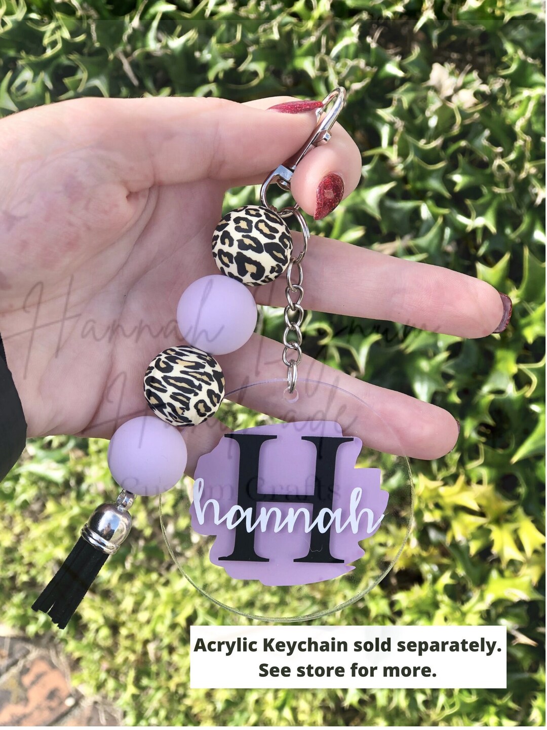 Custom Beaded Keychains Silicone Beaded Zipper Pull Cute - Etsy