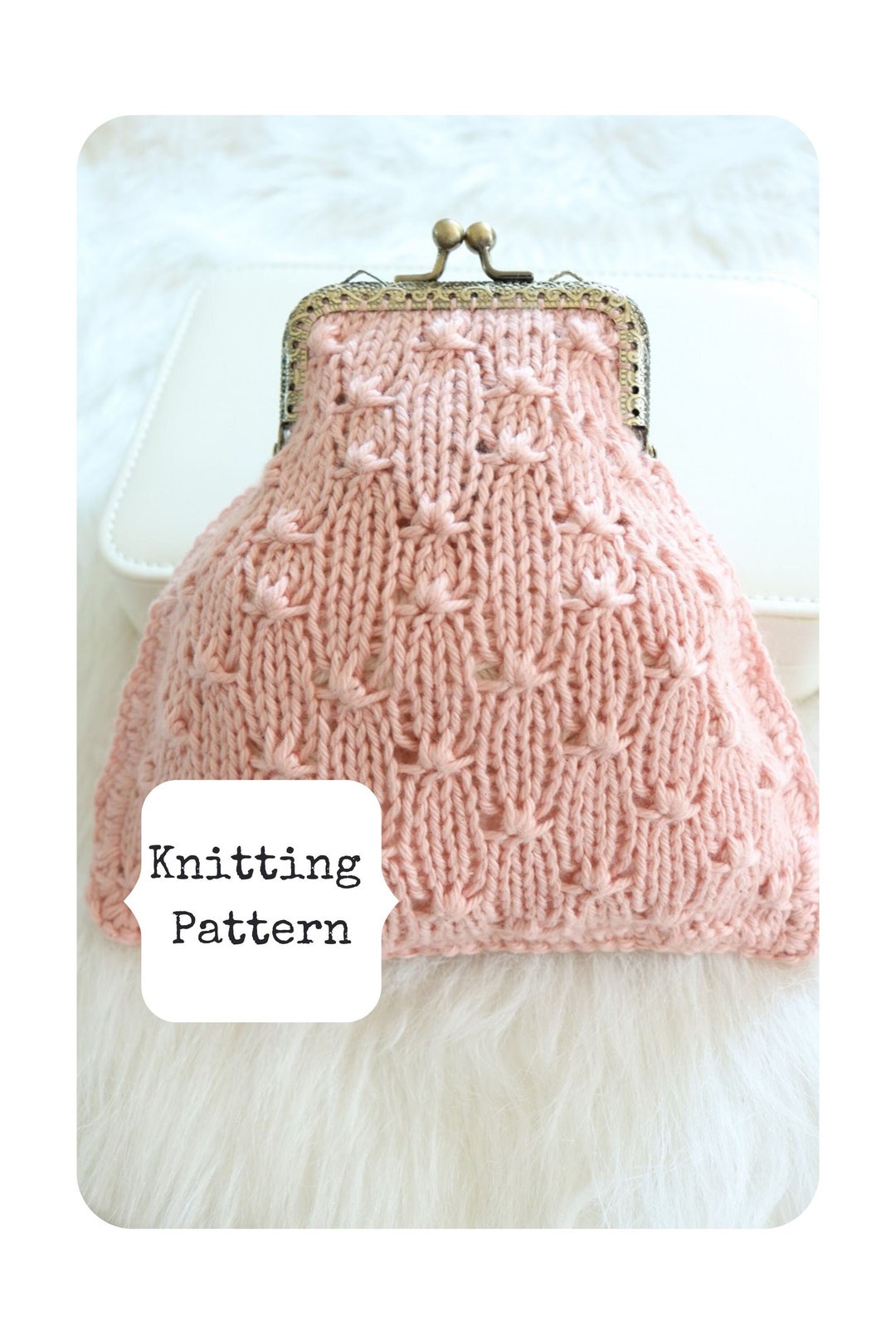Coin Purse Knit Pattern, Coin Purse Pattern, Knit Clasp Purse Pattern ...