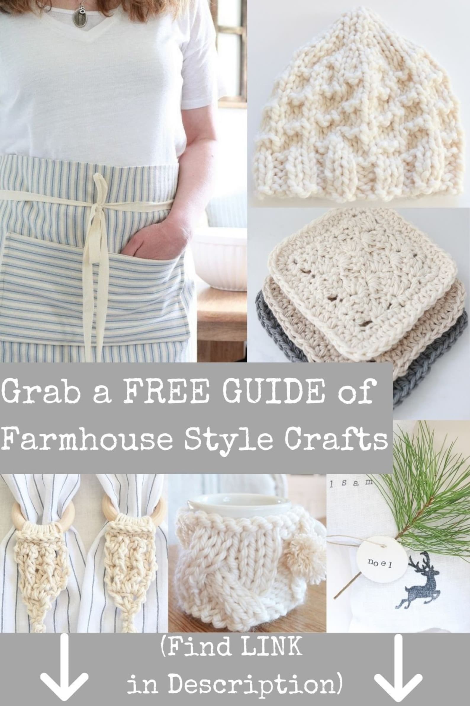 Farmhouse Style Pocket Apron Sewing Pattern Half Apron Sewing - Etsy